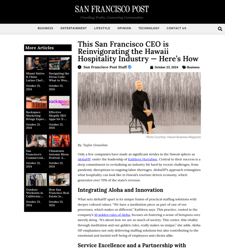 Home - Aloha Hospitality Professionals